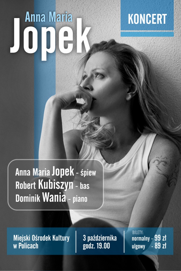 Anna Maria Jopek - Miejski Ośrodek Kultury w Policach
